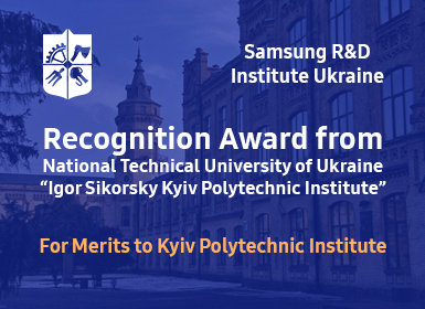 Samsung R&D Institute Ukraine Honored for Excellence in Academic ...
